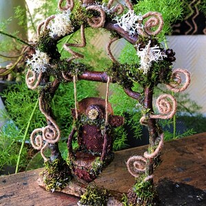Faerie Queen Swing Custom Order, Faery Swing, Natural Materials Faery ...