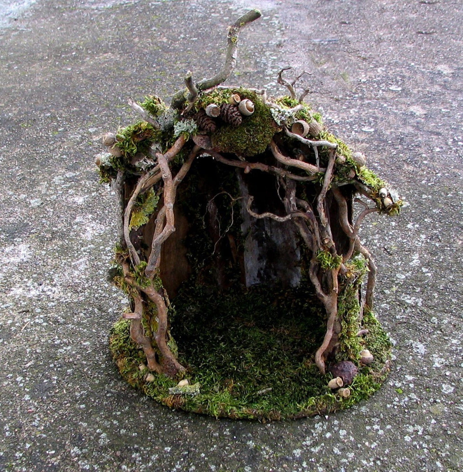 Elfin Shelter, Faery House, Custom Order, Woodland, Dollhouse - Etsy