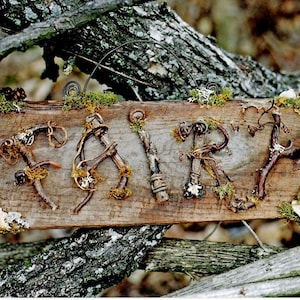 Twig Fairy Sign Custom Order, Name Sign, Childs Room, Garden Sign, Shop ...