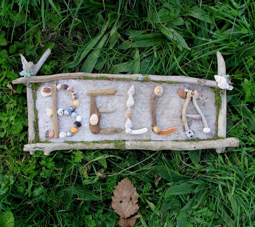 Twig Sign Custom Order, Name Sign, Baby Gift, Garden Sign, House Number ...