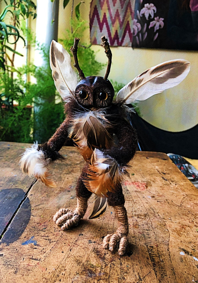 Owl Shapeshifter Pixie Doll Art Doll Custom Order - Etsy