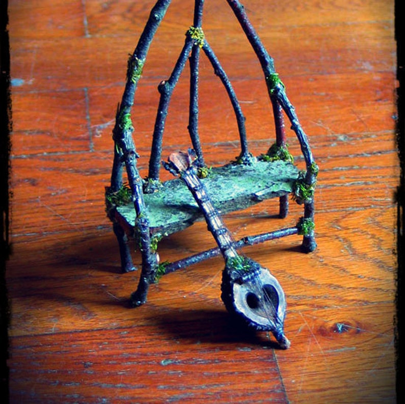 Faery Lute Miniature Musical Instrument Custom Order - Etsy UK