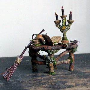 Fae Magic, Miniature Altar Table, Fairy Witch, Altar, Magic Table, Tea ...