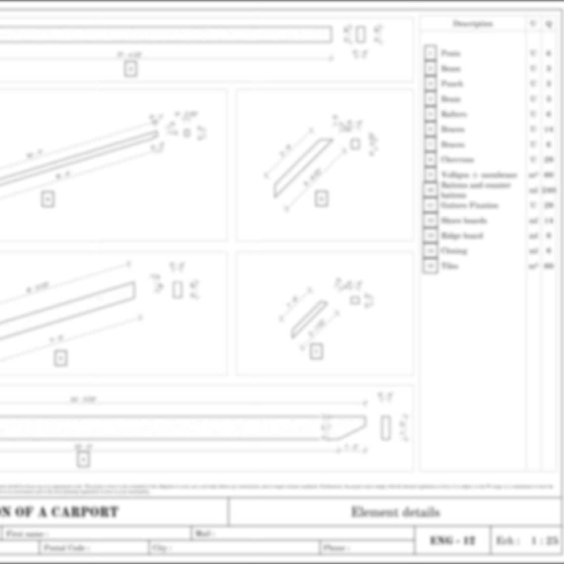 Carport Blueprints, Wood Carport Design, Wooden Carport Plans, Carport ...