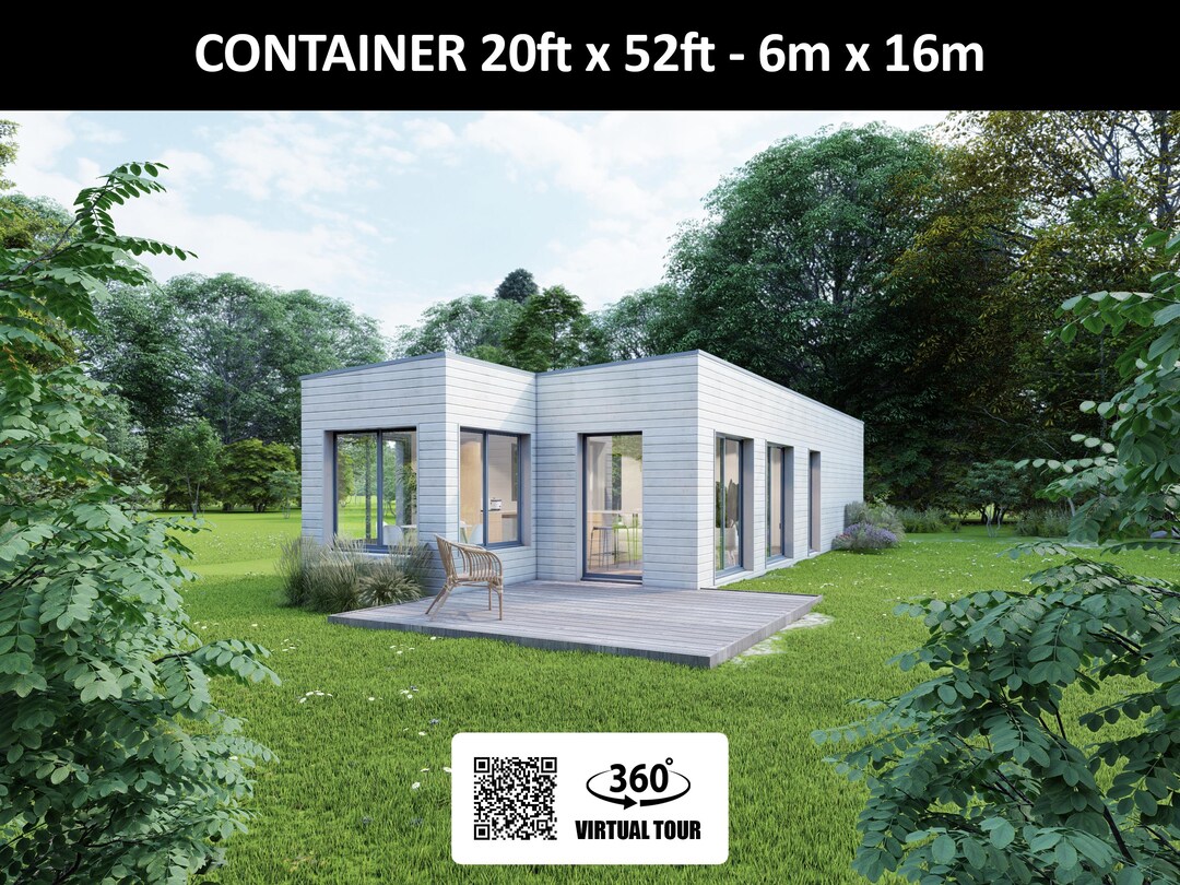 Two-bedroom House Plans, Container House Plans, Shipping Container ...