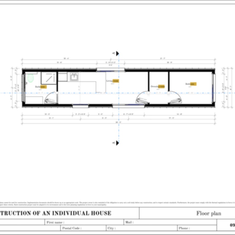 One-bedroom House Plans, Container House Plans, Shipping Container ...