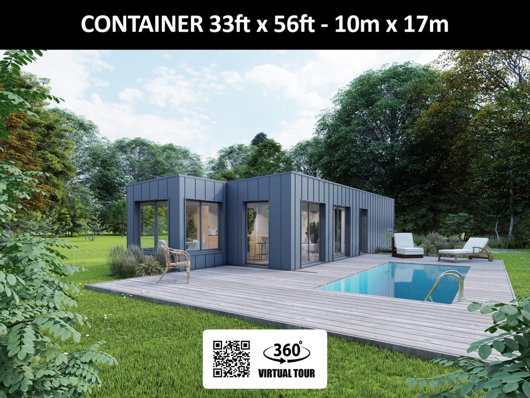 Two-bedroom House Plans, Container House Plans, Shipping Container ...