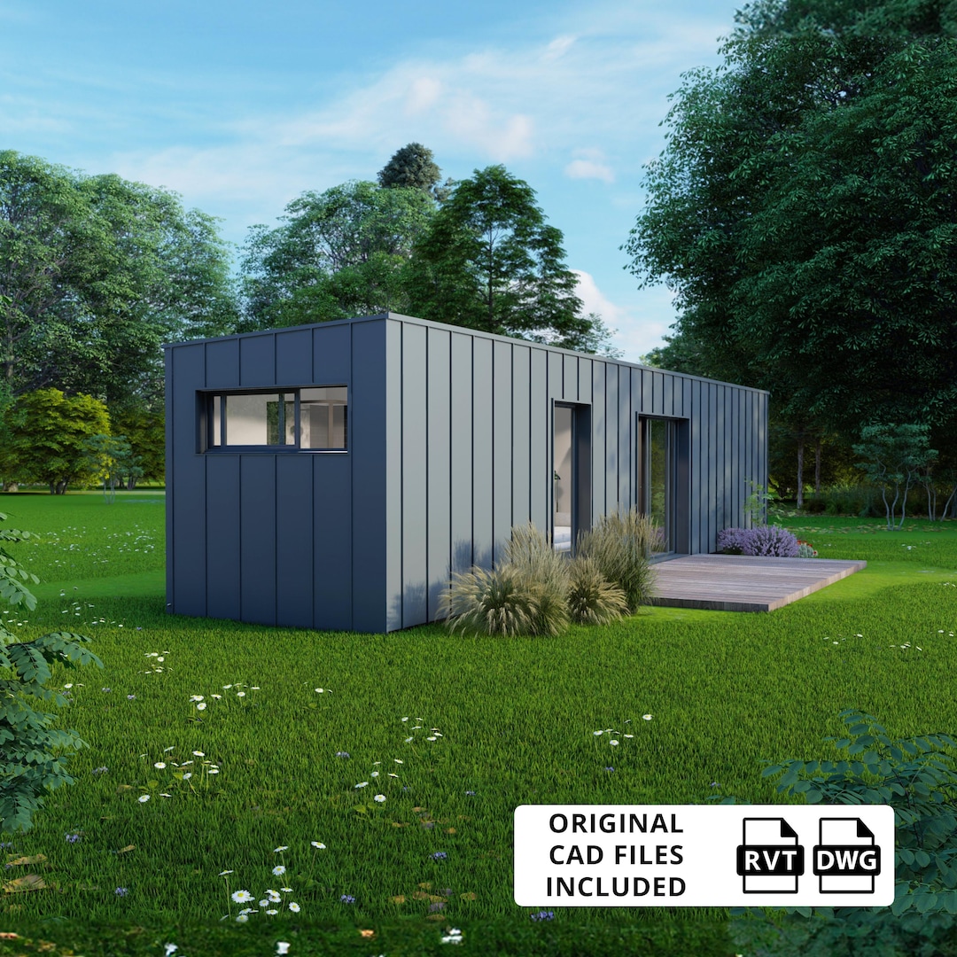 One-bedroom House Plans, Container House Plans, Shipping Container ...