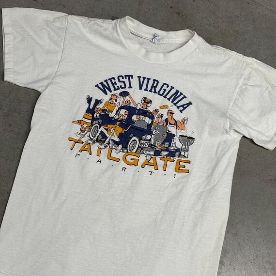 Vintage 80s West Virginia Block Party Cartoon Graphic… - Gem