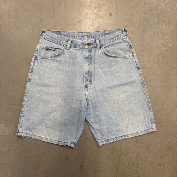 Vintage 2000s Wrangler Light Wash Jorts / Denim / Out… - Gem