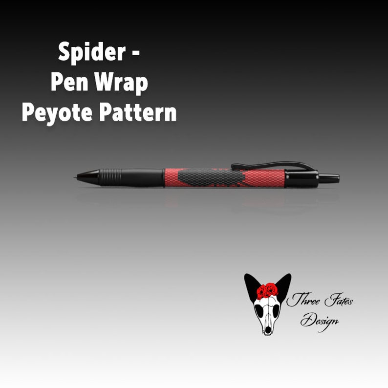 Beaded Pen Wrap Pattern Even Count Peyote Seed Bead Tutorial | Etsy