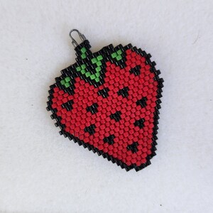 Beaded Earring Pattern, Brick Stitch, Seed Bead Charm, Instant Download ...