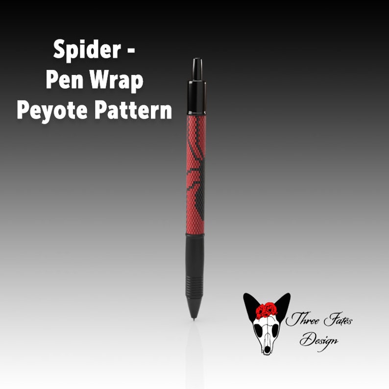 Beaded Pen Wrap Pattern Even Count Peyote Seed Bead Tutorial | Etsy