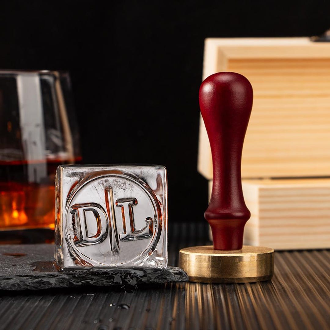 Custom Ice Cube Stamp, Custom Personalized Ice Stamp, Custom Bar Stamp ...