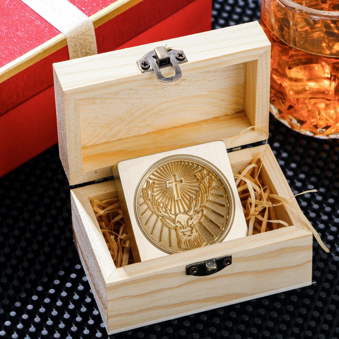 Personalized Round Ball Ice Cube Stamp, Spherical Ice Cube Stamp ...