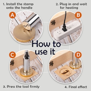 Custom Electric Wood Branding Iron, Personalized Wooden Branding Iron ...