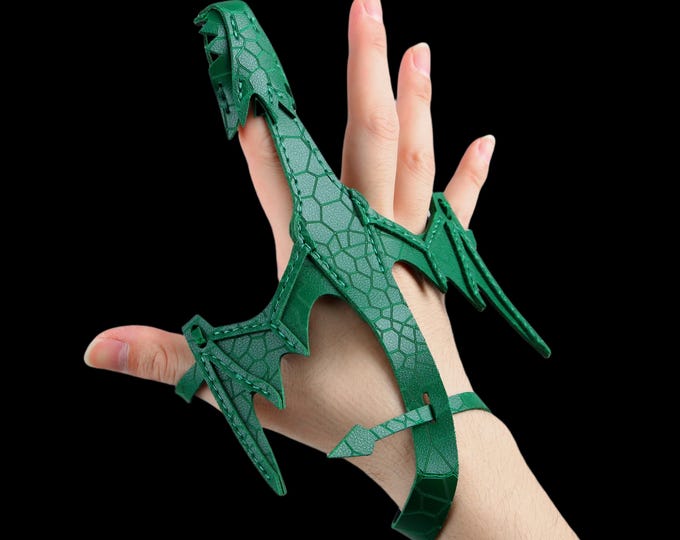 Black Dragon Claws Hands Adult Halloween Hand Made USA Costume Gloves ...