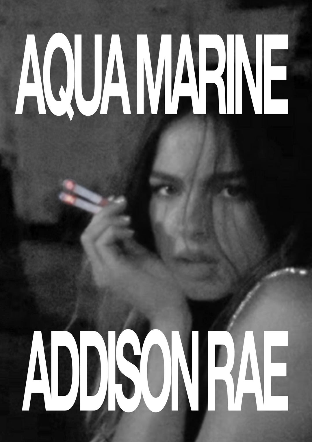 Addison Rae Aquamarine Music Poster - Etsy