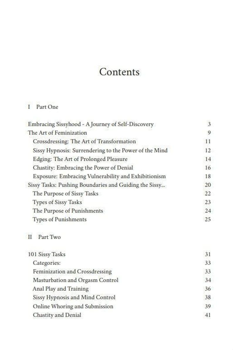 Sissy 101 - Tasks, Tips & Affirmations | 126 Page Ebook | Guide for ...