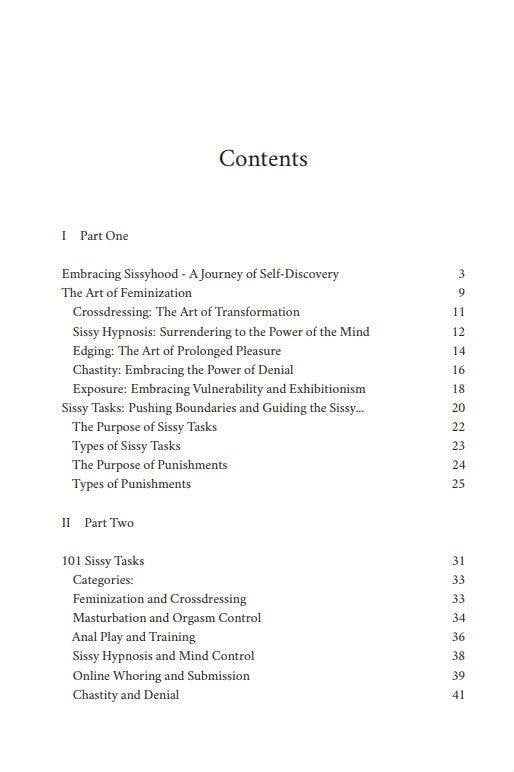 Sissy 101 - Tasks, Tips & Affirmations | 126 Page Ebook | Guide for ...