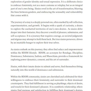 Sissy 101 - Tasks, Tips & Affirmations | 126 Page Ebook | Guide for ...