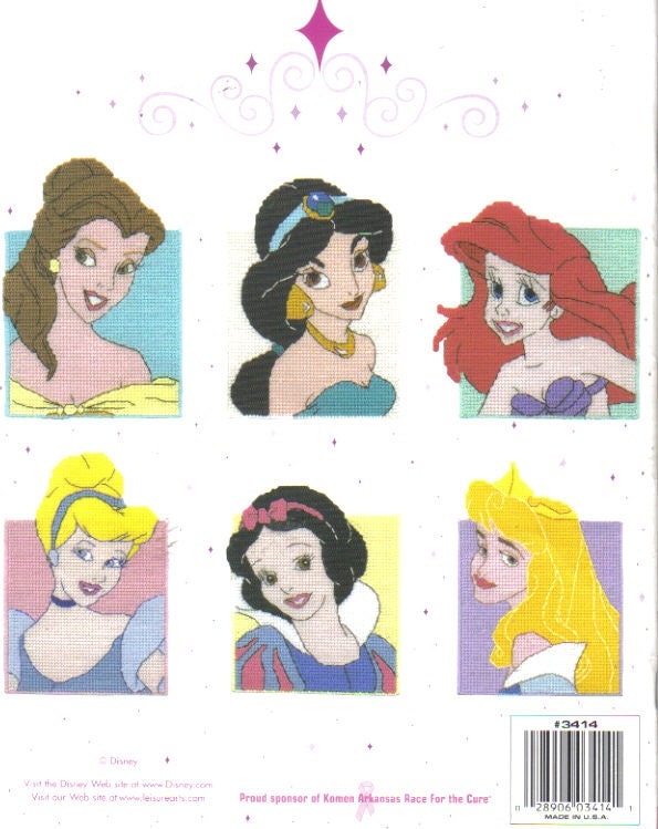 Disney Princess Tissue Box Covers Plastic Canvas Book - Etsy