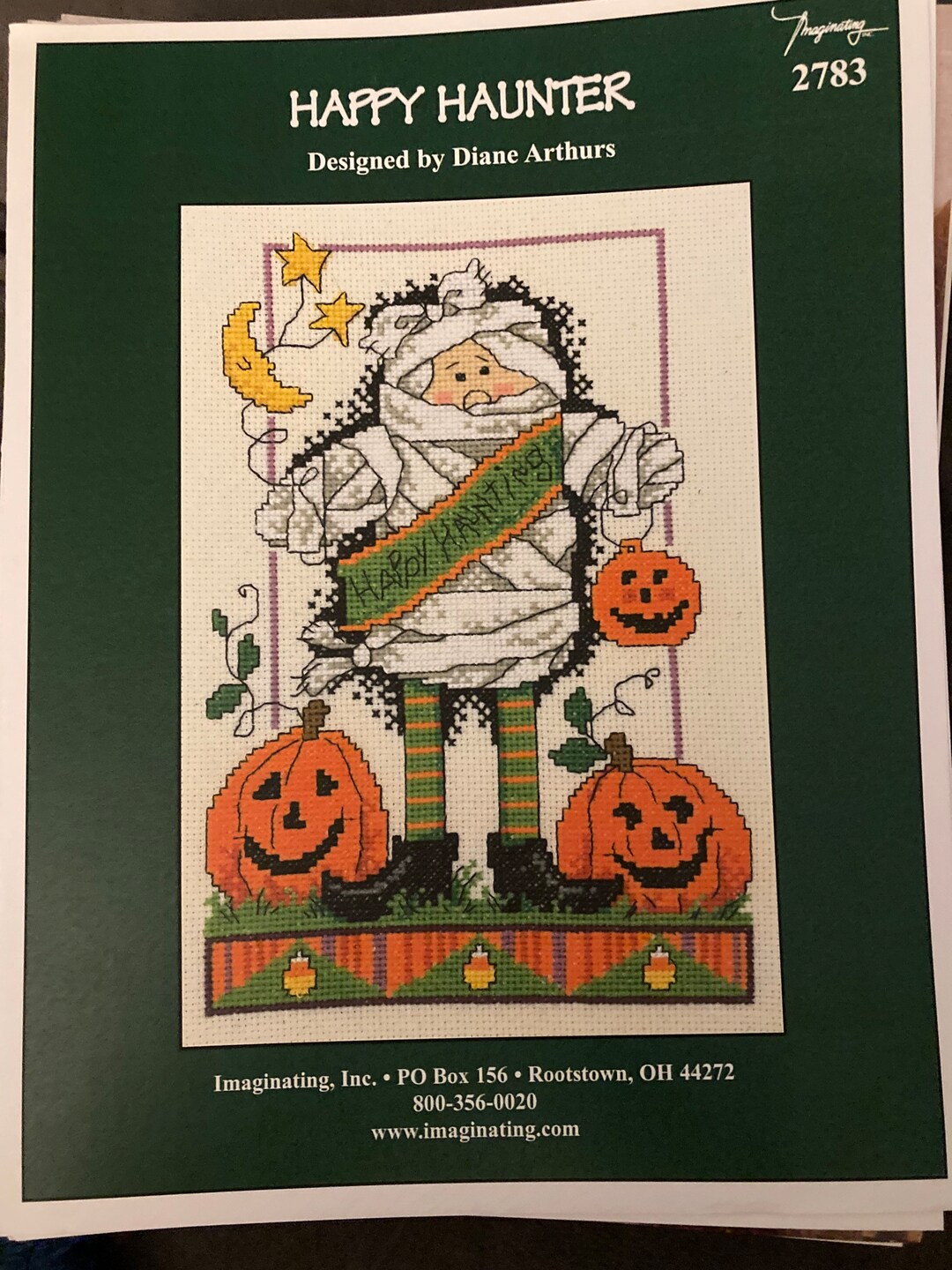 Happy Haunting Cross Stitch Pattern Leaflet - Etsy