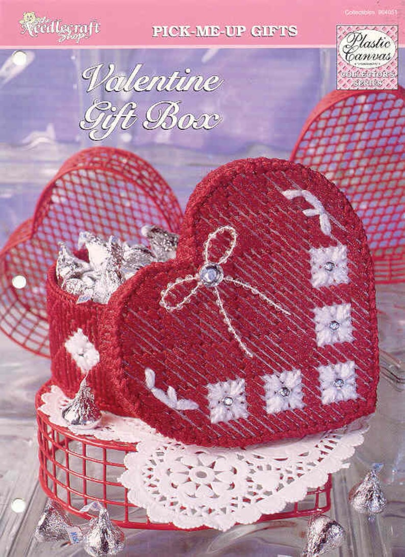 Valentine Gift Box Plastic Canvas Pattern - Etsy