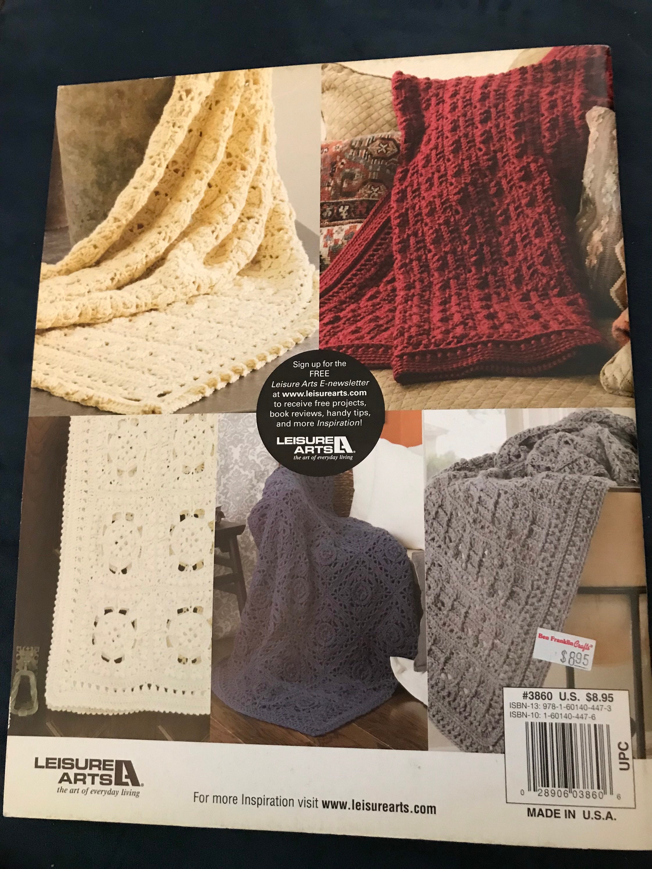 Touchable Texture Afghans Crochet Book by Leisure Arts. - Etsy