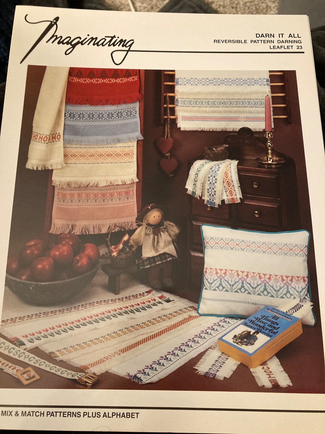 Darn It All Cross Stitch Pattern Leaflet - Etsy