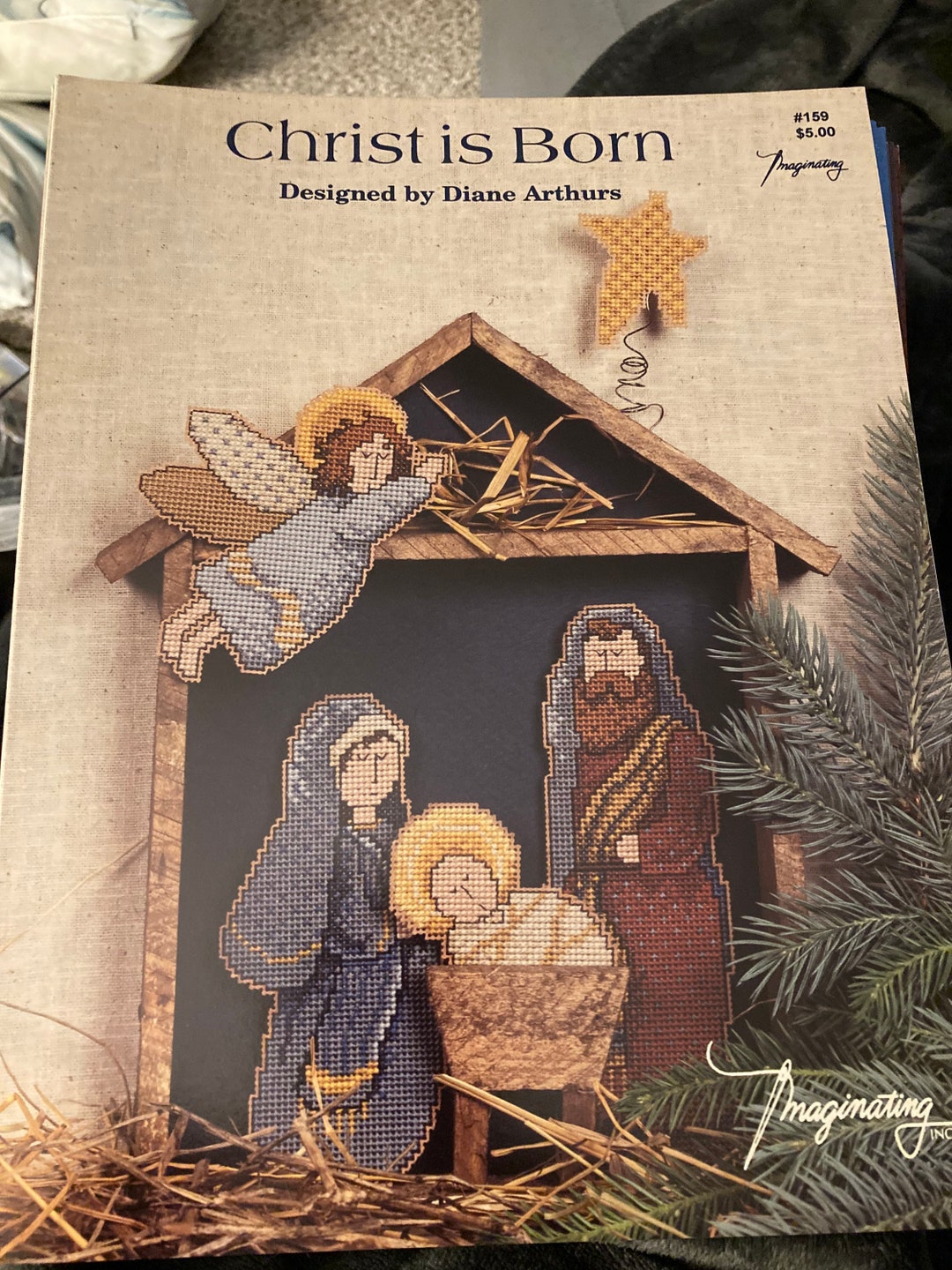 Christ is Born Cross Stitch Pattern Leaflet - Etsy
