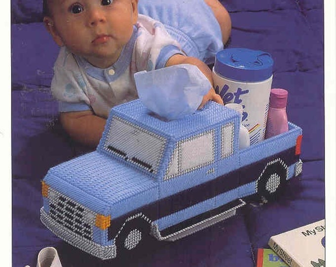 Pickup Truck Tissue Box Cover Plastic Canvas Pattern - Etsy