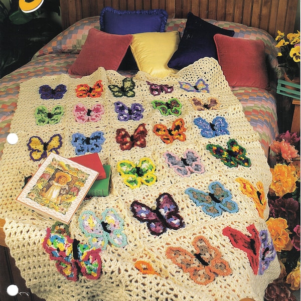 Butterfly Afghan Pattern - Etsy