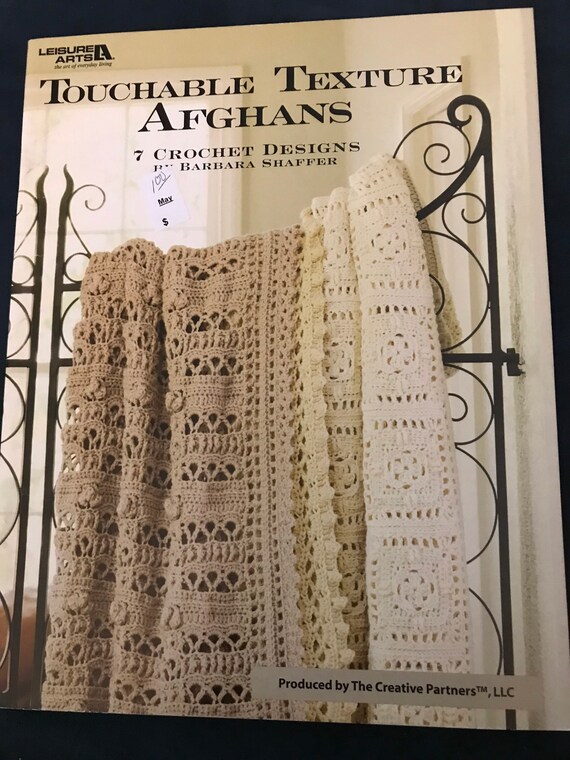 Touchable Texture Afghans Crochet Book by Leisure Arts. | Etsy