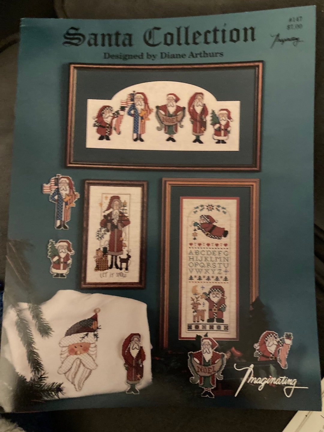 Cross Stitch Pattern Leaflet Santa Collection - Etsy