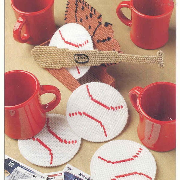 Plastic Canvas Coasters - Etsy