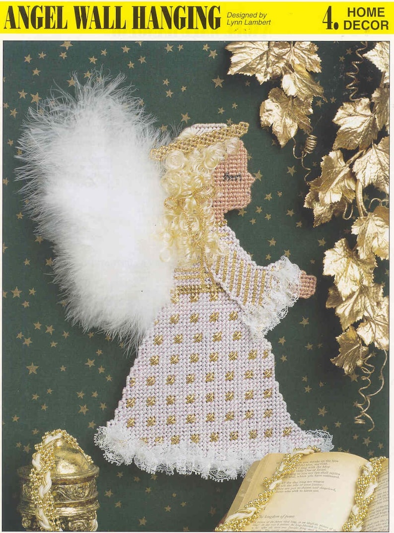 Angel Wall Hanging Plastic Canvas Pattern - Etsy