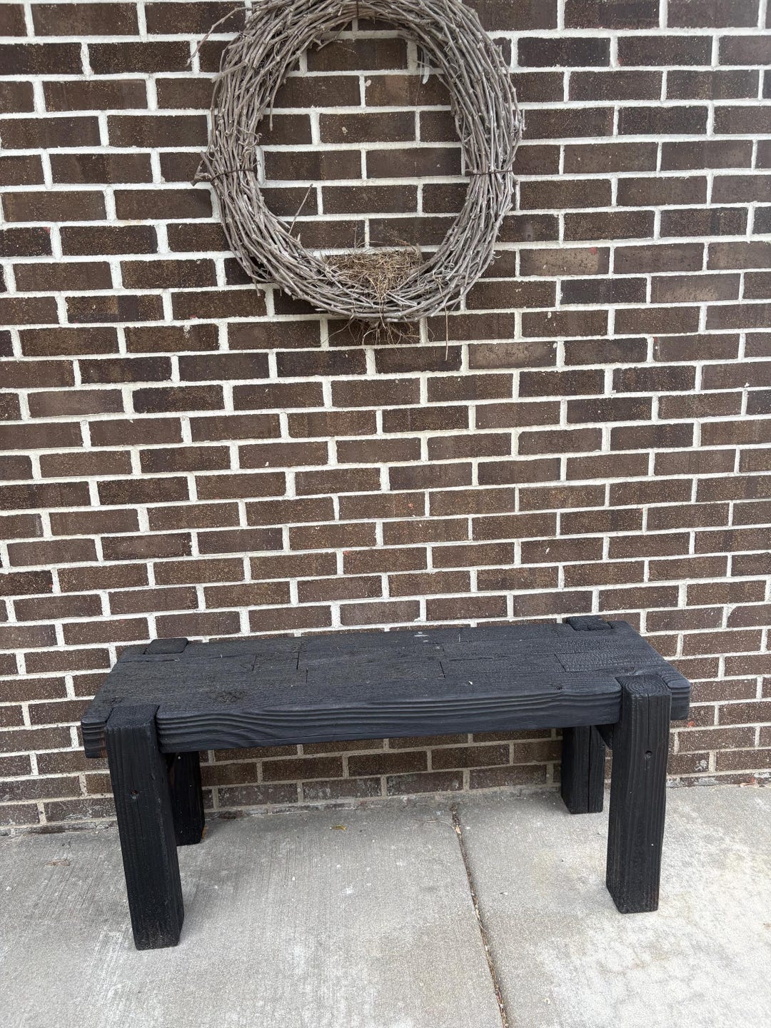 Shou Sugi Ban Bench - Etsy