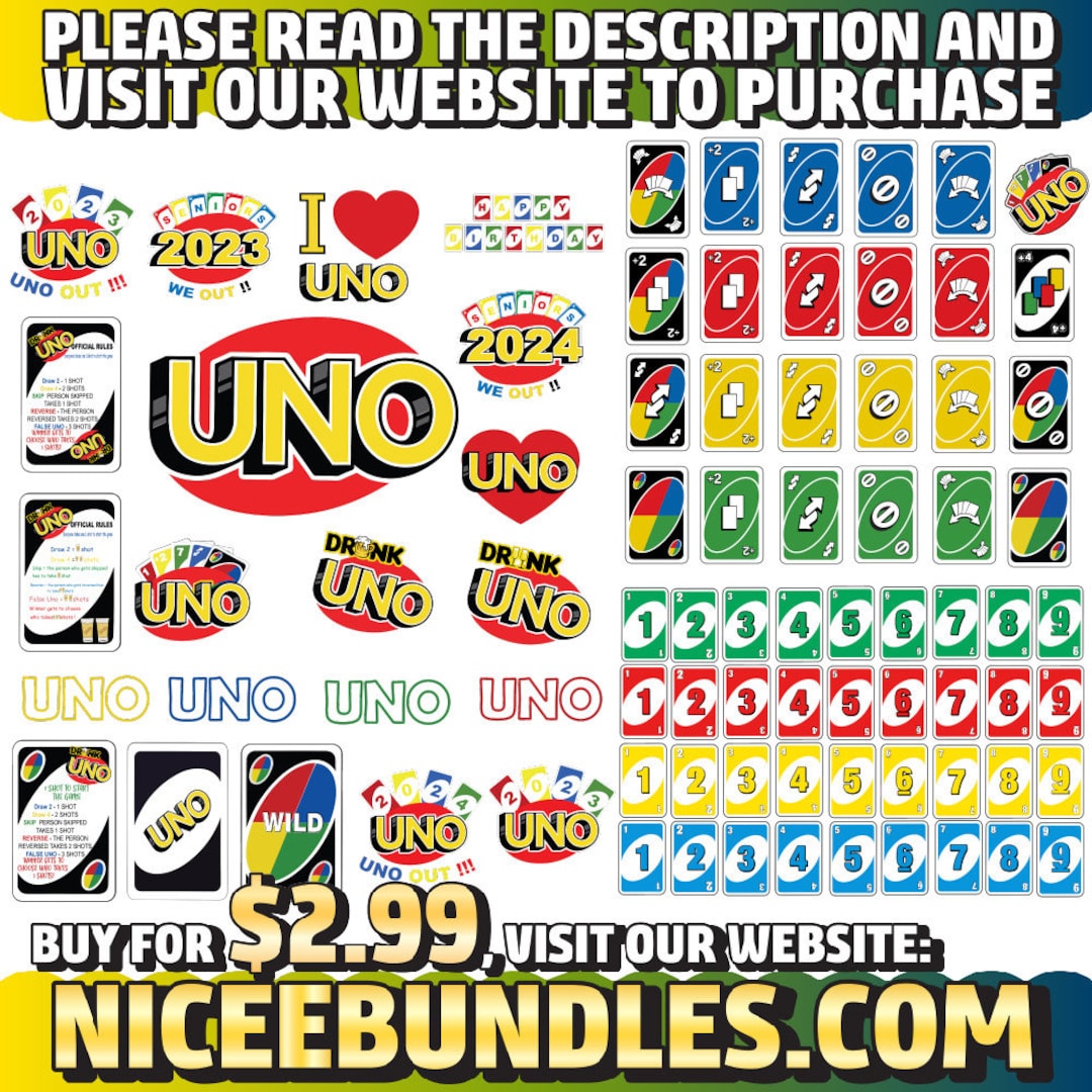 70 Files Uno Game Card SVG Bundle,Card Game Svg, Play Card Svg, Drunk ...