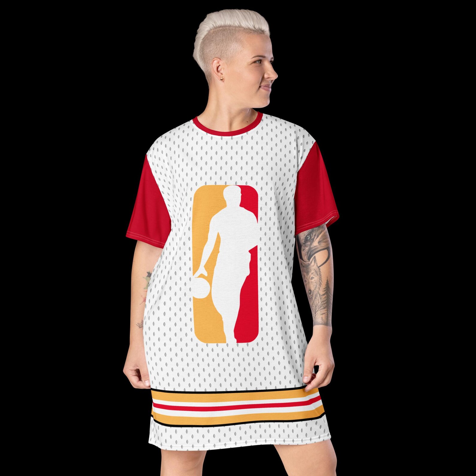Basketball Baller Custom Fan T-shirt Dress - Etsy