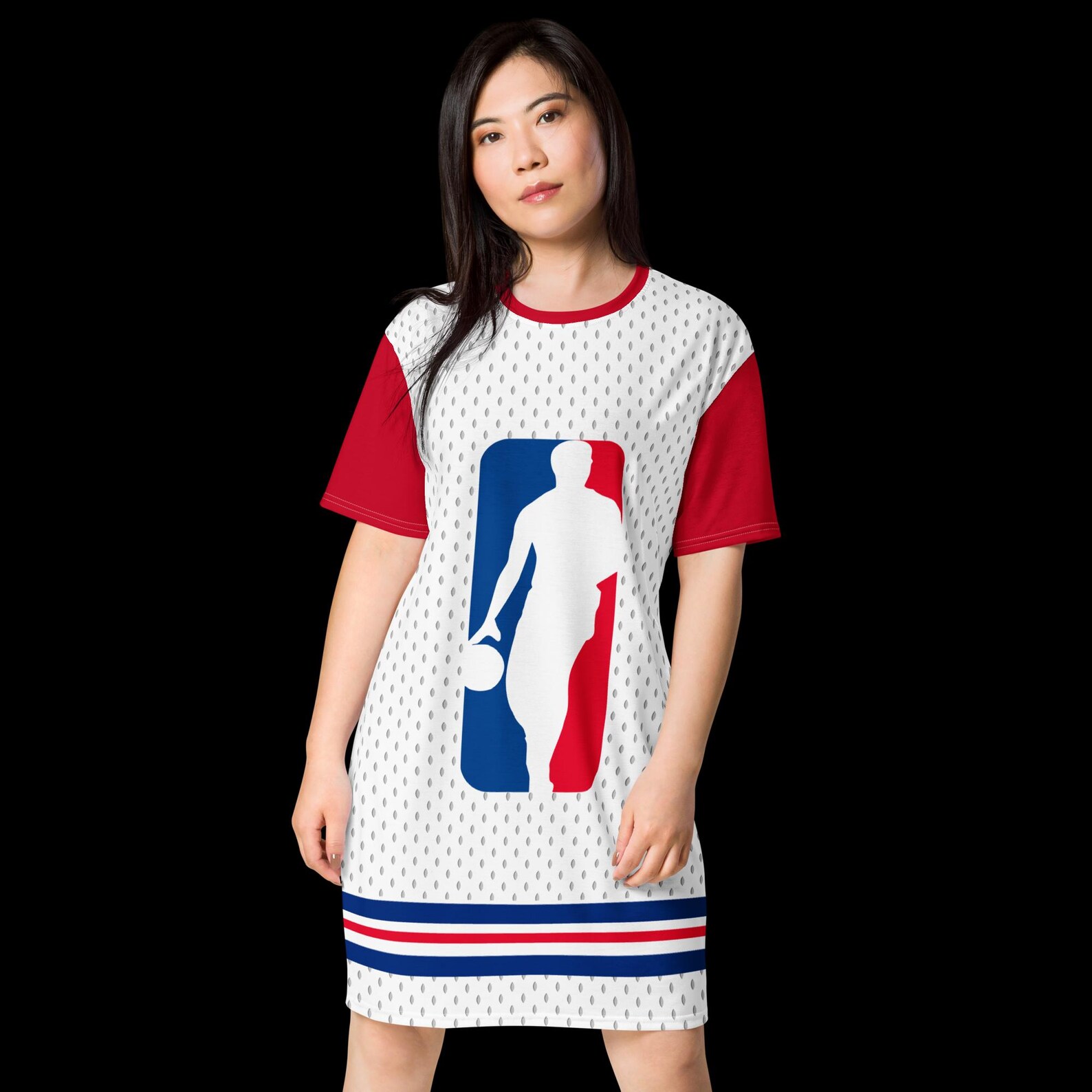Basketball Baller Custom Fan T-shirt Dress - Etsy