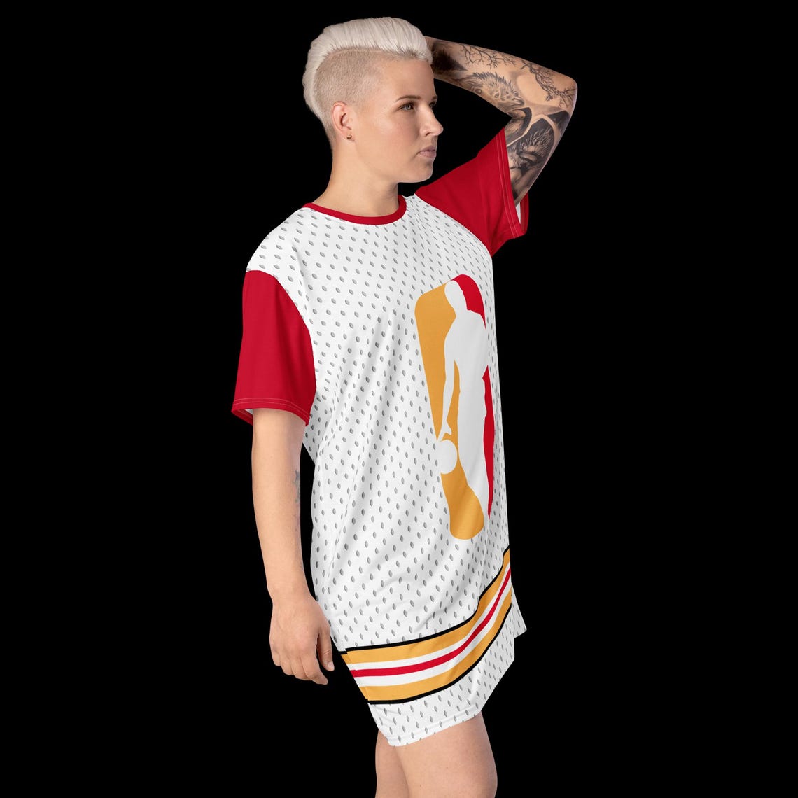Basketball Baller Custom Fan T-shirt Dress - Etsy