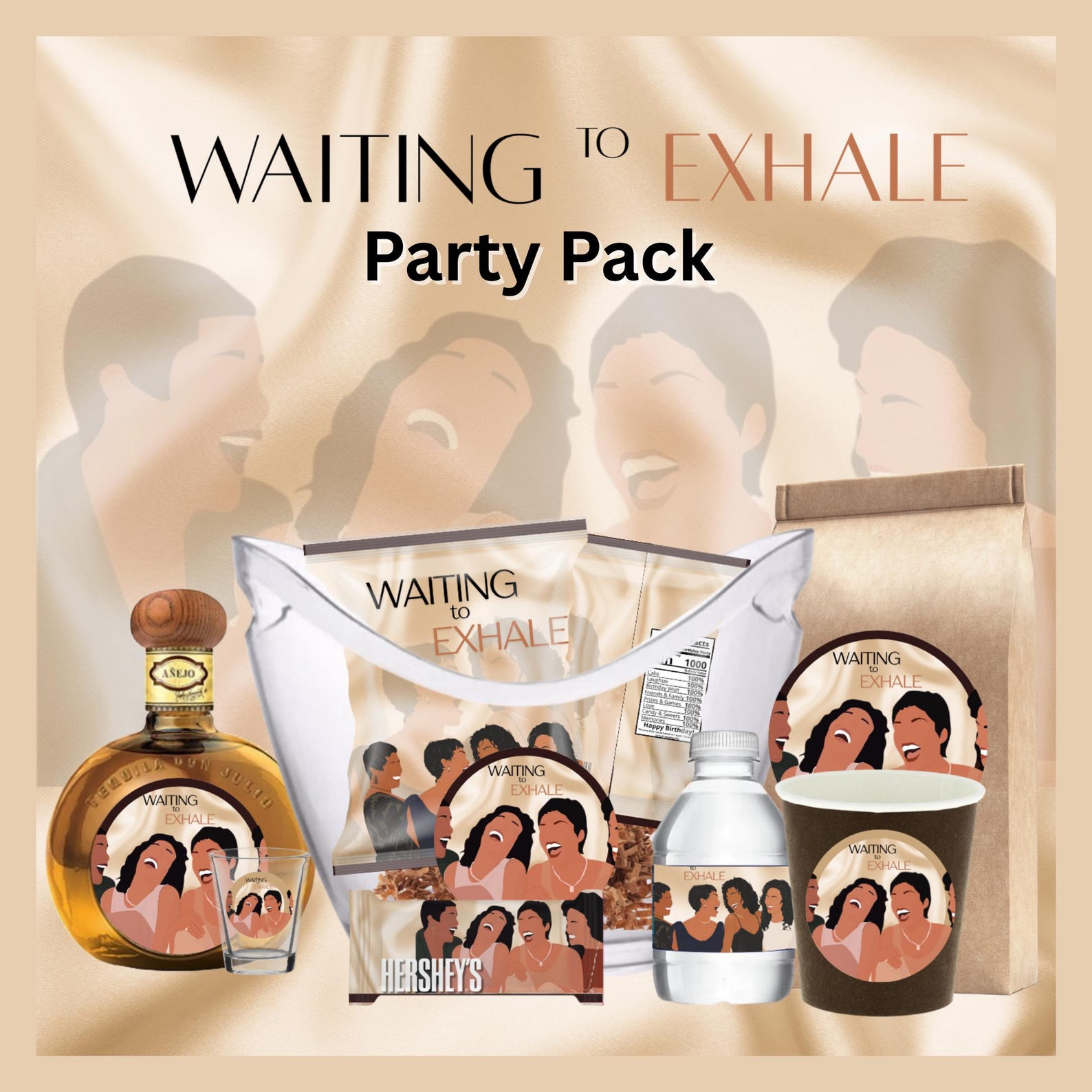 Waiting to Exhale Party Pack | Printable Party Decorations | Digital ...