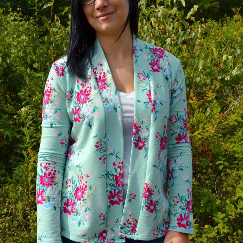 Cardigan Sewing Pattern - Etsy