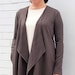 The Maple Cardigan for Women PDF Sewing Pattern Drape Front Band Front ...