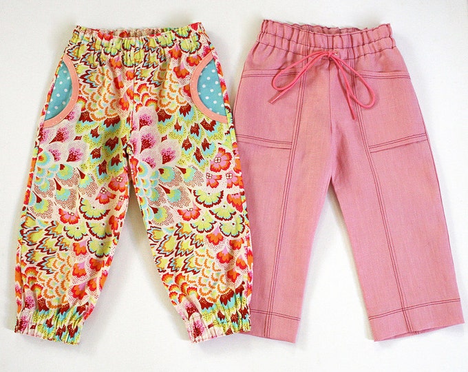 Happy Pants Harem Lounge Cargo Jogger Pants INSTANT DOWNLOAD PDF Sewing ...