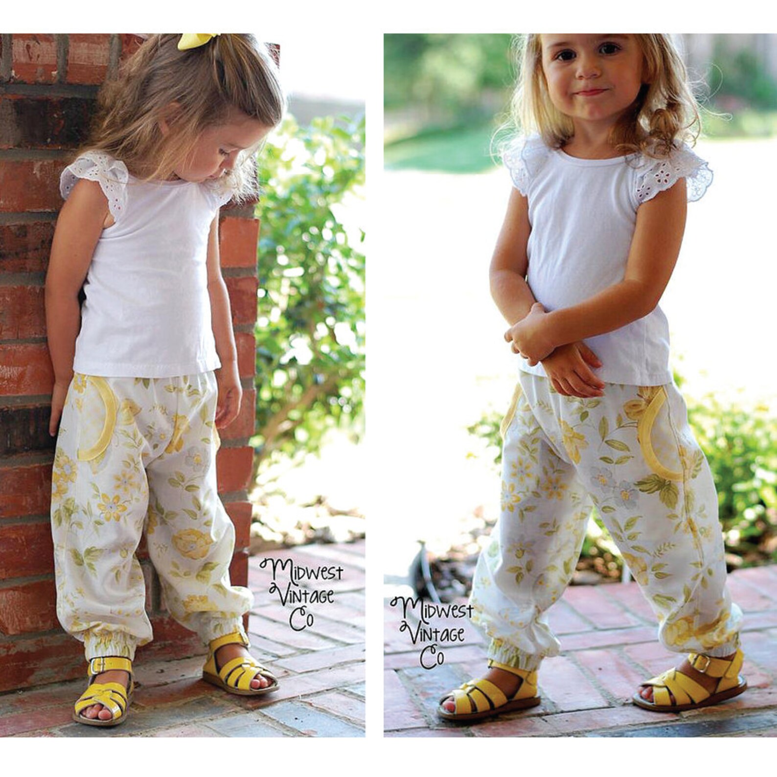 Happy Pants Harem Lounge Cargo Jogger Pants INSTANT DOWNLOAD PDF Sewing ...