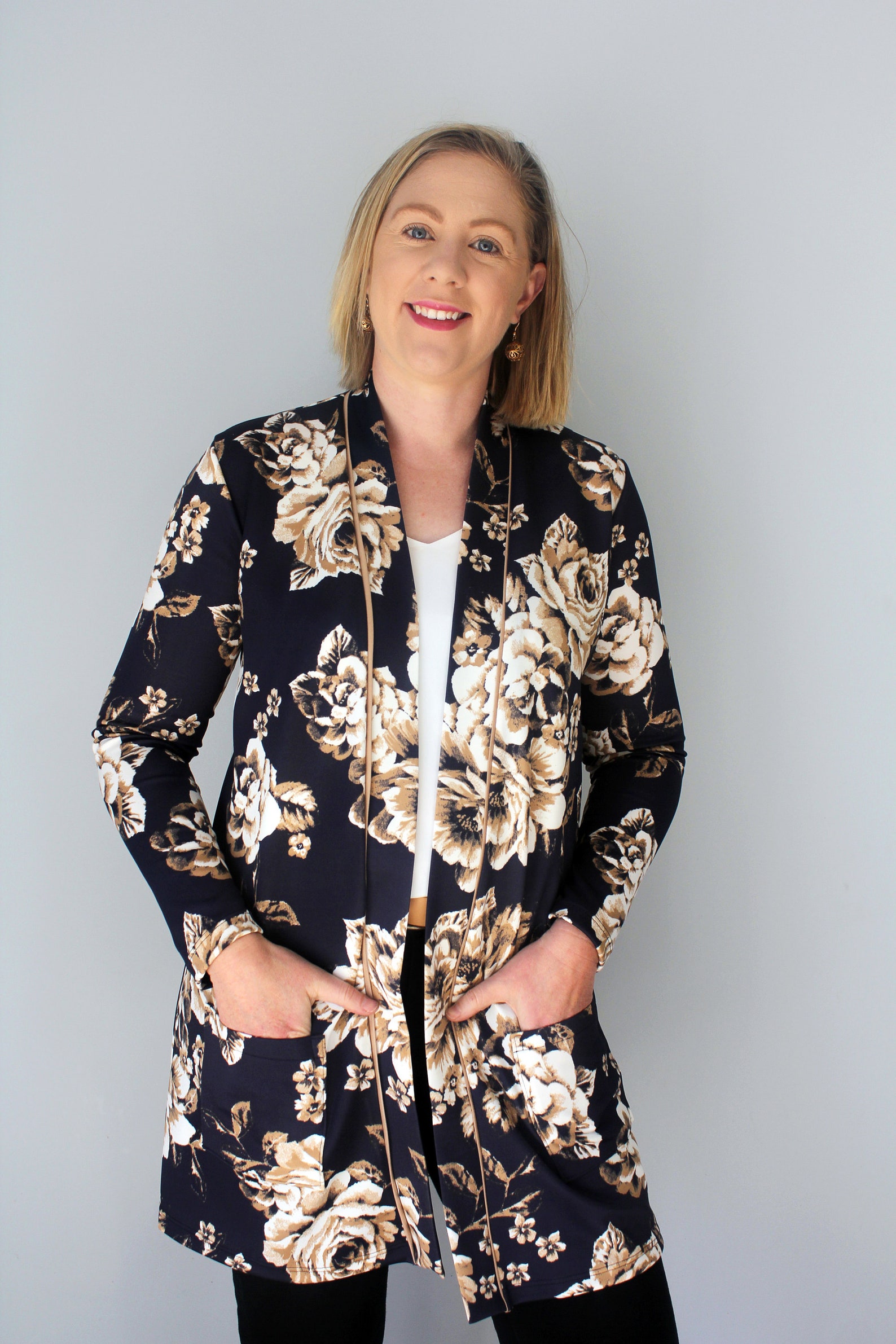 The Maple Cardigan for Women PDF Sewing Pattern Drape Front | Etsy