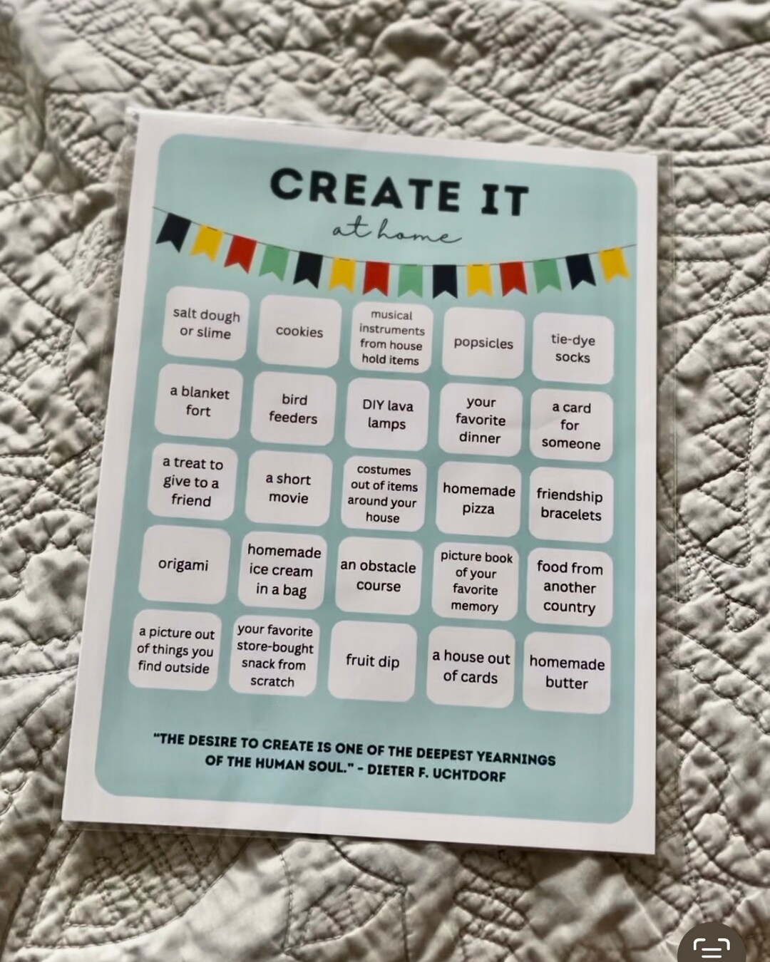 Create It Activity Chart - Etsy