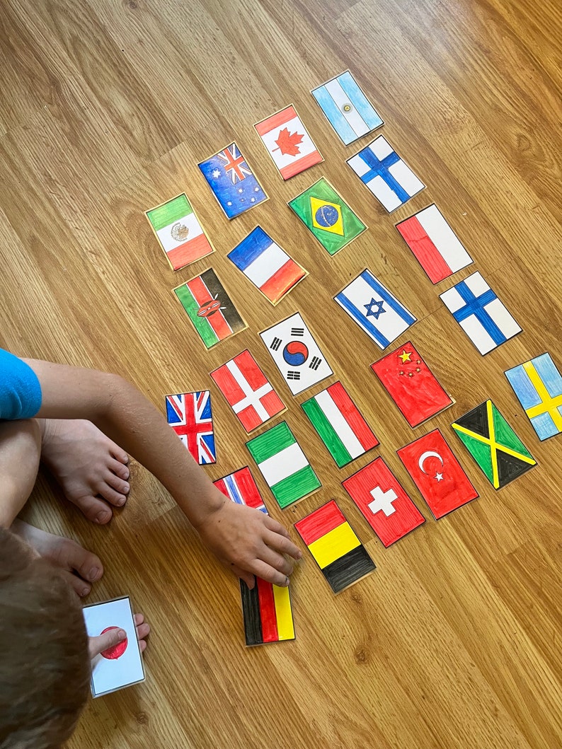 Printable Coloring Page of World Flags Used for Decor, Flashcards ...